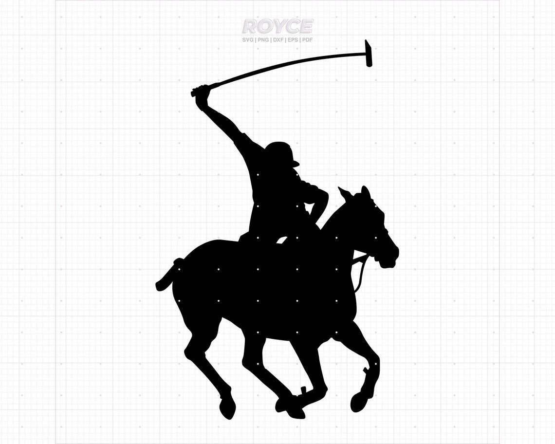 Polo Player SVG: Horse Sport Clipart, Cut Files for Cricut - Etsy