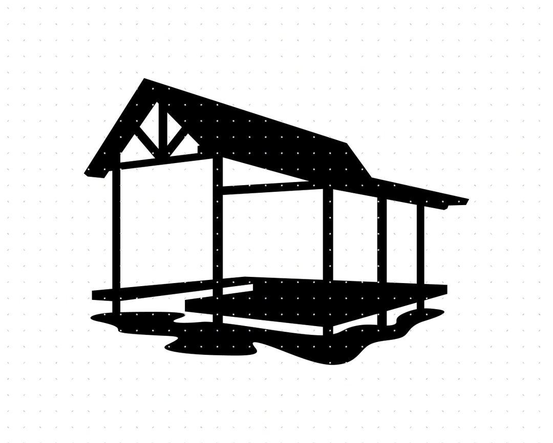 Boathouse Svg, Boat House Clipart, Boathouse Png, Boat House Dxf Logo ...