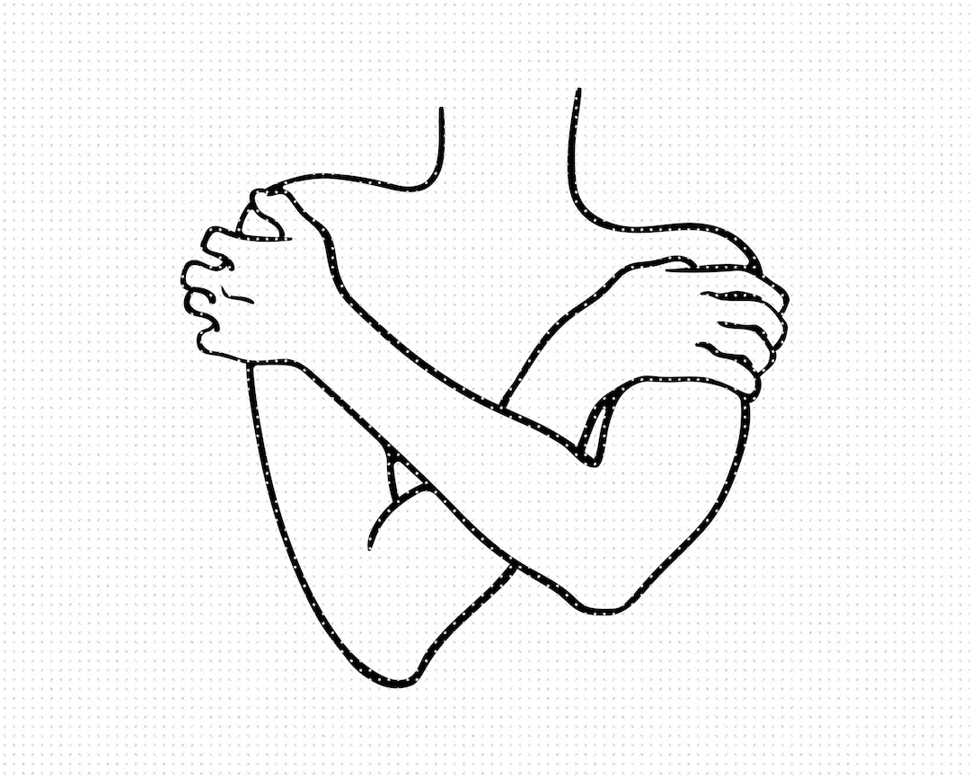 Self Love Svg, Hugs Clipart, Hugging Png, Loving Yourself Dxf Logo, Hug ...