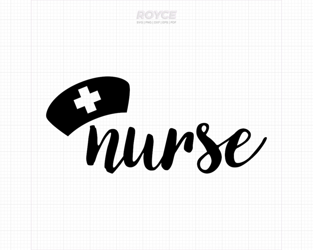 Nurse Letters With Cap Svg, Nursing Svg, Medical Svg, Nursing Svg ...