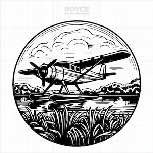 Seaplane Svg, Sea Plane Clipart, Seaplane Png, Seaplane Dxf, Seaplane ...