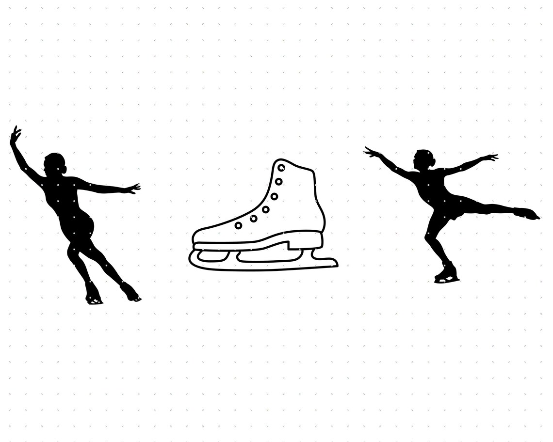 Ice Skating Svg Ice Skates Heartbeat Svg Skating Shoes Svg - Etsy