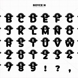 Pirate Hat Letters Svg, Pirate Alphabet Svg, Pirate Numbers Clipart ...