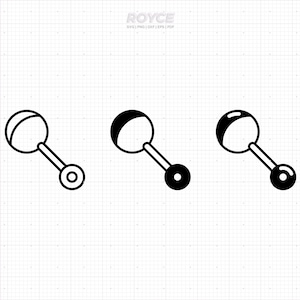 Baby Rattle Svg, Baby Toy Clipart, Baby Rattle Png, Baby Rattle Dxf ...