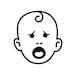 Angry Baby Svg, Angry Baby Clipart, Angry Baby Png, Angry Baby Dxf Logo ...