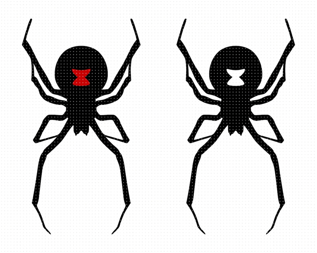 Black Widow Spider Svg, Black Widow Spider Clipart, Black Widow Spider ...
