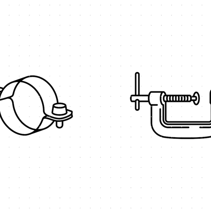 Clamps Svg - Etsy