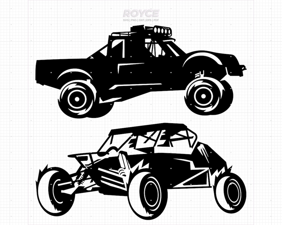 Off Road Racing SVG: Buggy & 4x4 Clipart (digital Files) - Etsy