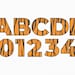 Tiger Alphabet Svg, Animal Skin Letters Clipart, Tiger Stripe Dxf ...