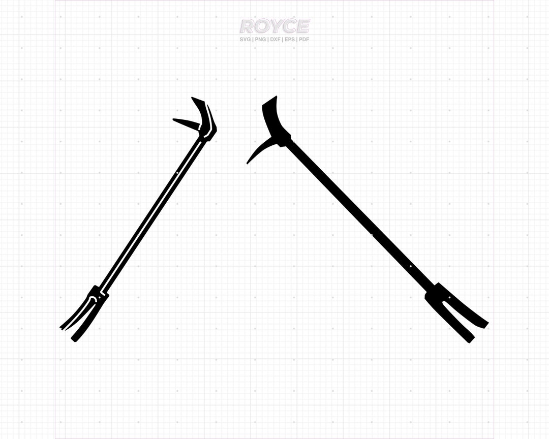 Halligan Bar Svg, Fireman Clipart, Firefighter Png, Halligan Bar Dxf ...