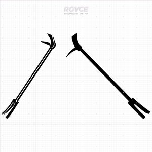Halligan Bar Svg, Fireman Clipart, Firefighter Png, Halligan Bar Dxf ...