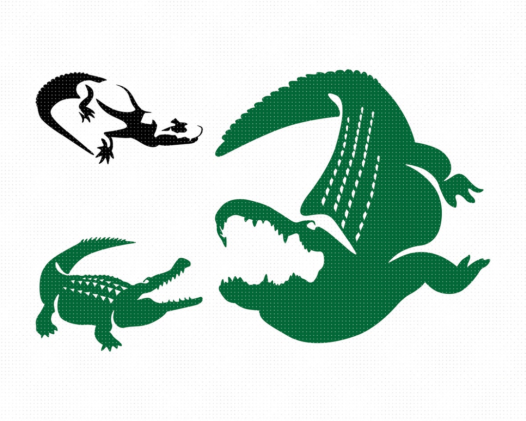 Alligator Svg, Crocodile Clipart, Alligator Png, Crocodile Dxf Logo ...