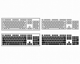 Keyboard Dxf | Etsy