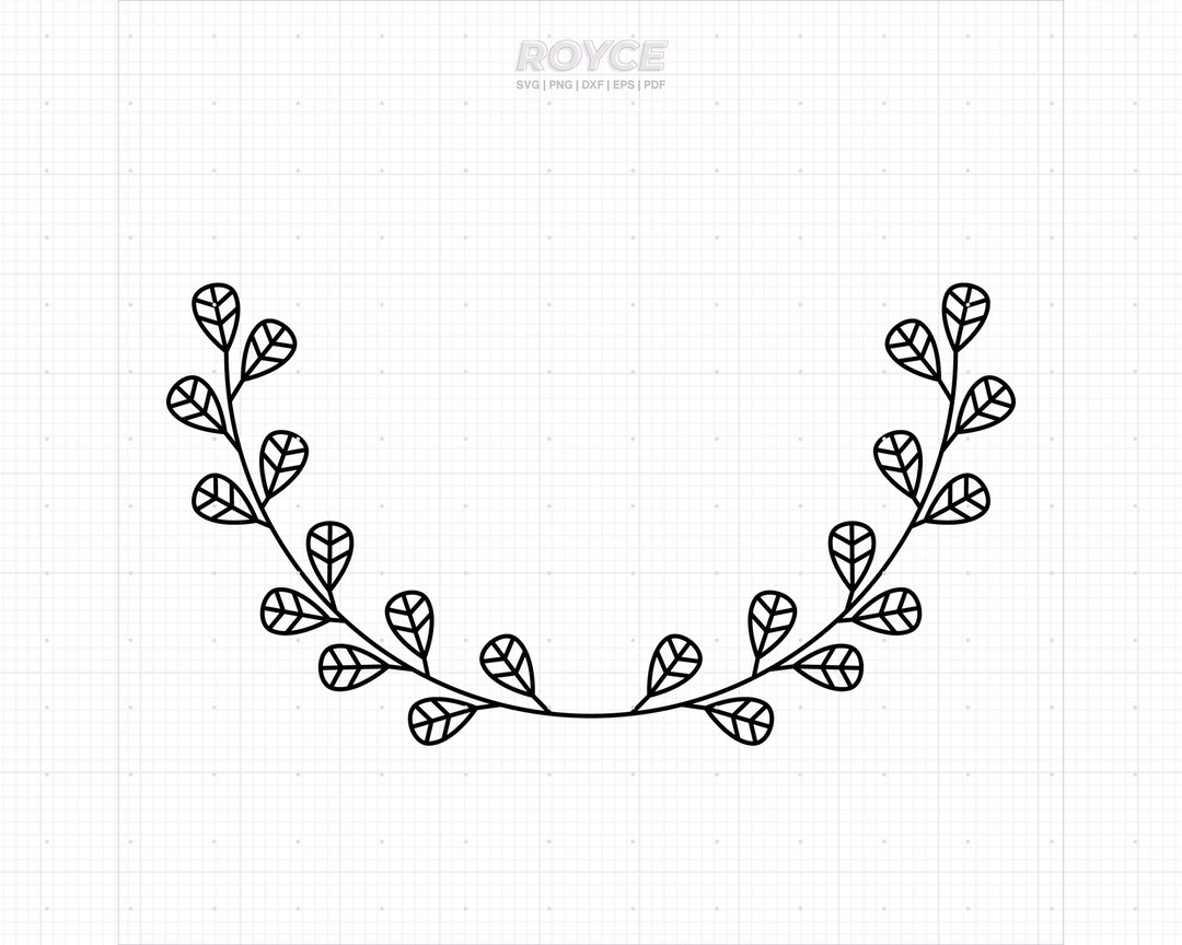 Farmhouse Wreath Svg, Leaves Wreath Svg, Wreath Svg File, Floral Wreath ...
