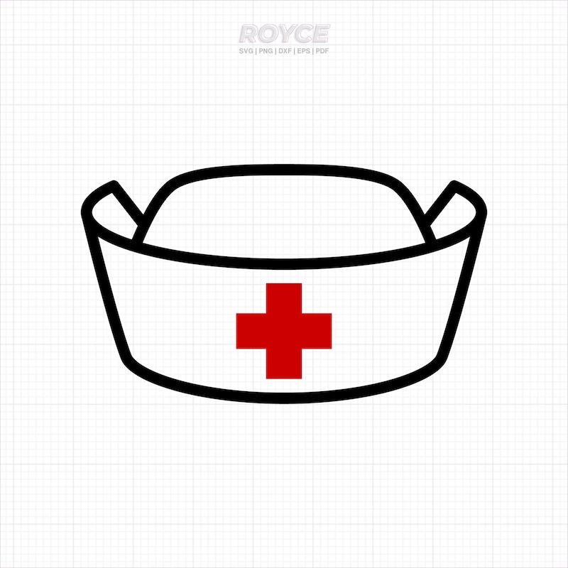 Nurse Hat Clipart - Etsy