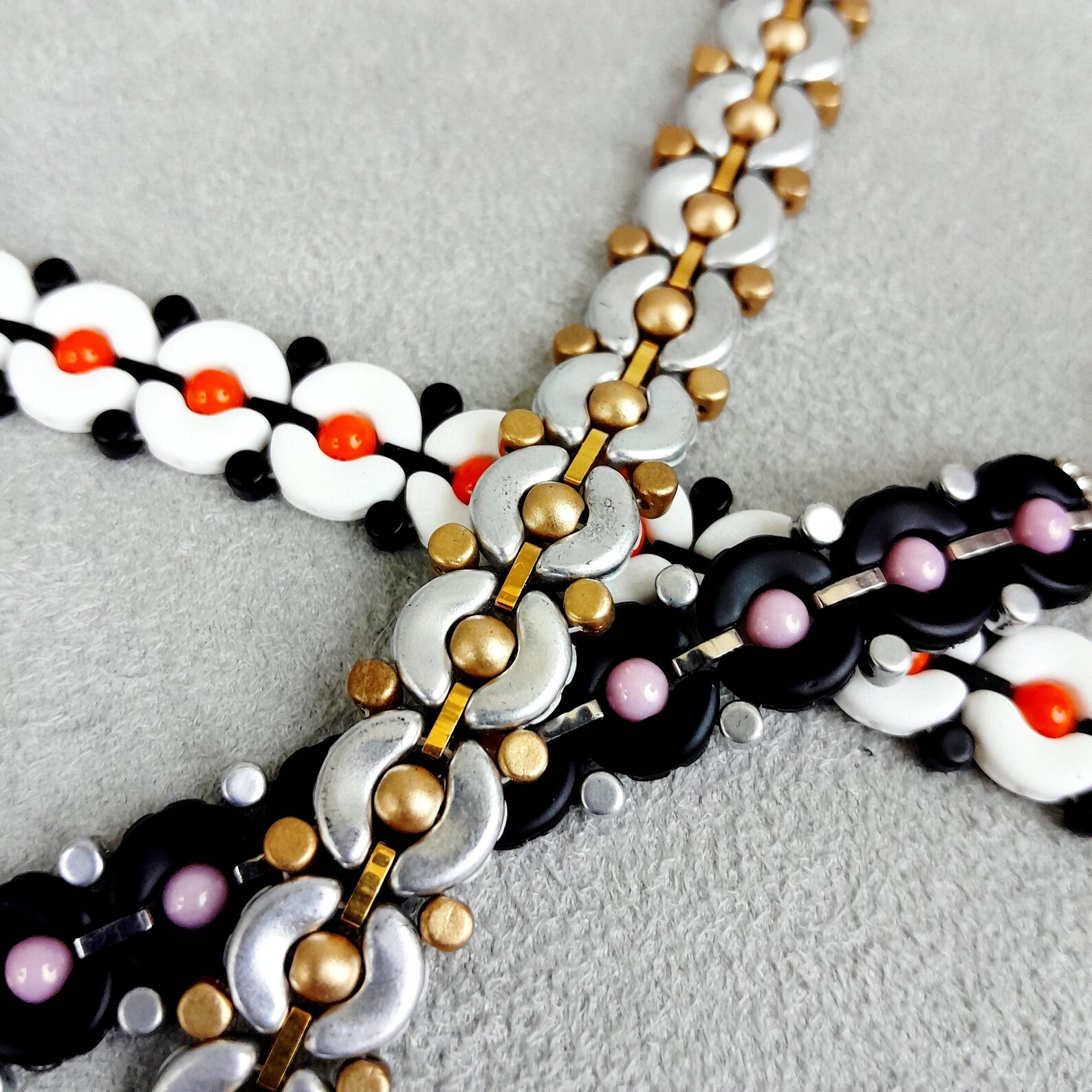 PDF Tutorial for This Geometric Bracelet With Arcos and Minos Par Puca ...