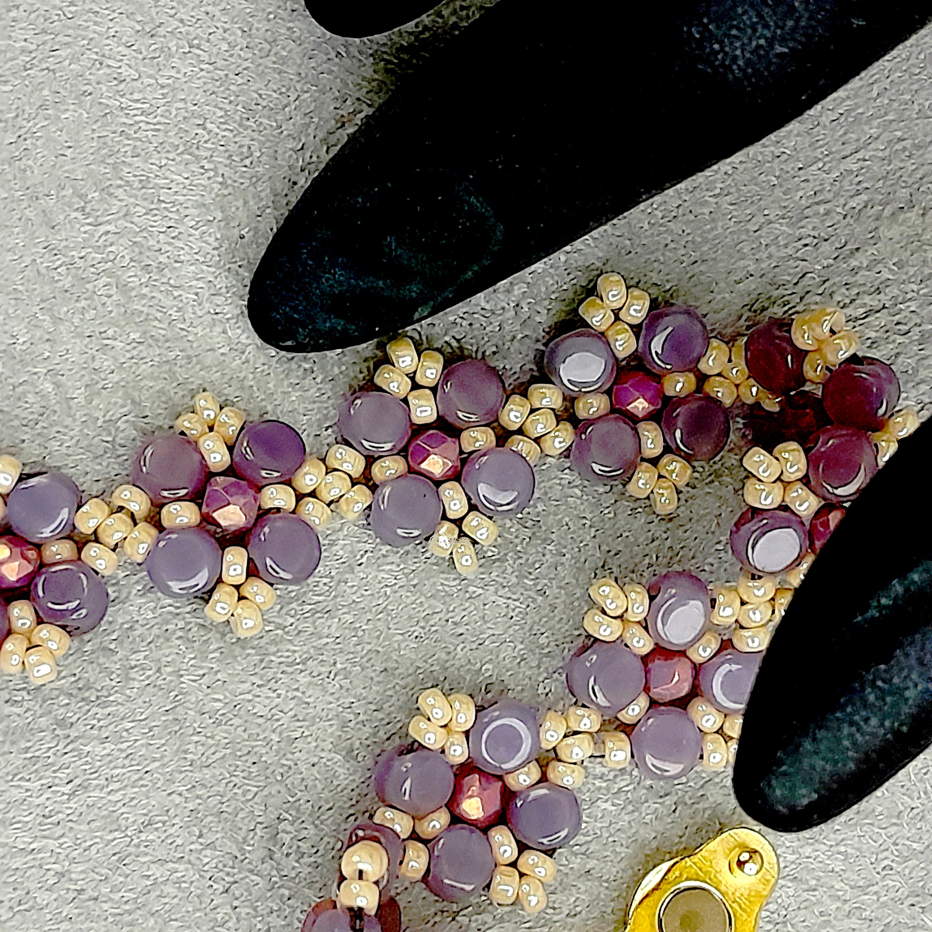 Step-by-step Tutorial for Beginners, Bracelet Pattern With Kalos Par ...