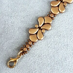 Beading Pattern Ginko Bead Paisley Bead Bracelet, Easy Tutorial Stylish ...