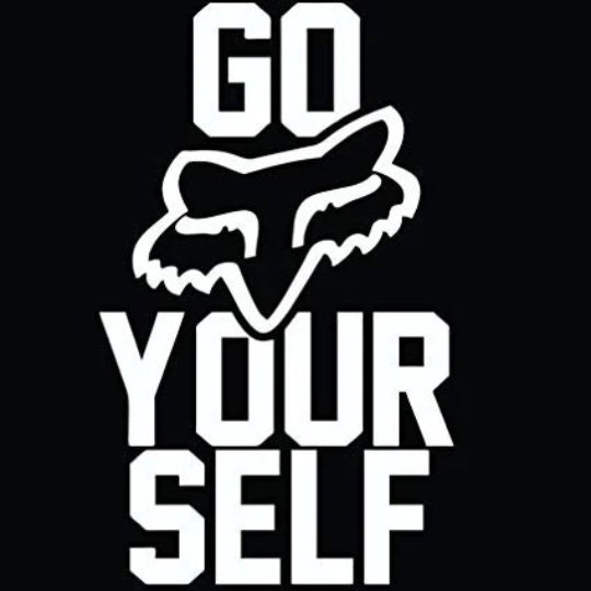 Go Fox Yourself Decal - Etsy