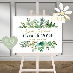 Pioneer School Welcome Sign Editable Spanish Pioneer Gifts Pioneer School 2024 Template for ...
