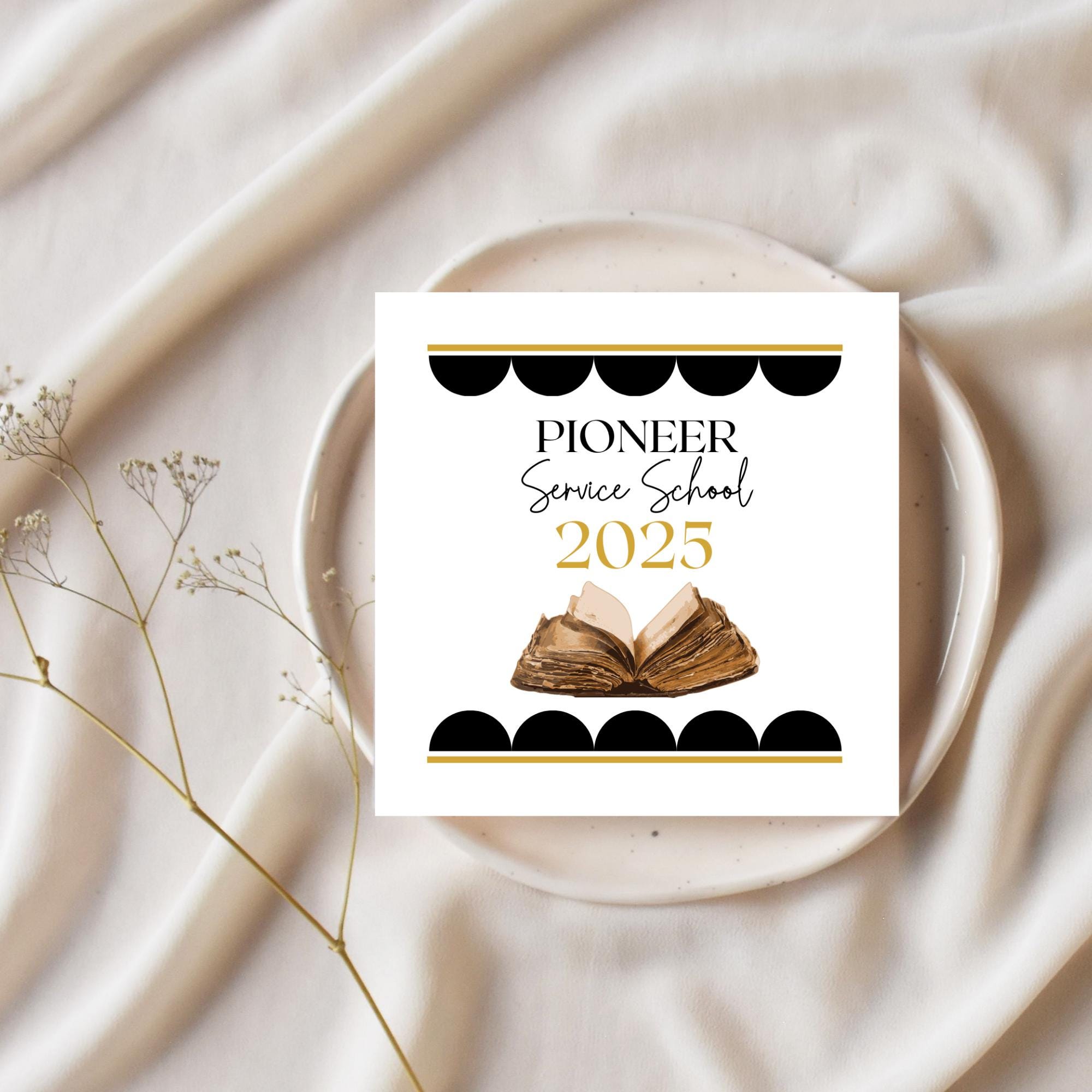 Pioneer School 2025 Gift Tags: JW Gifts (printable) - Etsy
