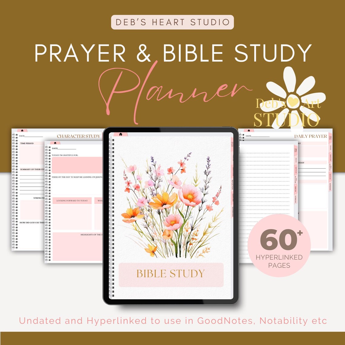 JW Bible Study Planner: Prayer & Gratitude Journal (digital Download ...