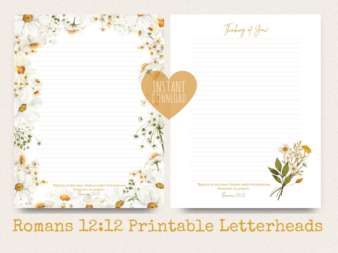 Romans 19:19 | Thinking of You, Note Template | JW Letter Writing Paper ...