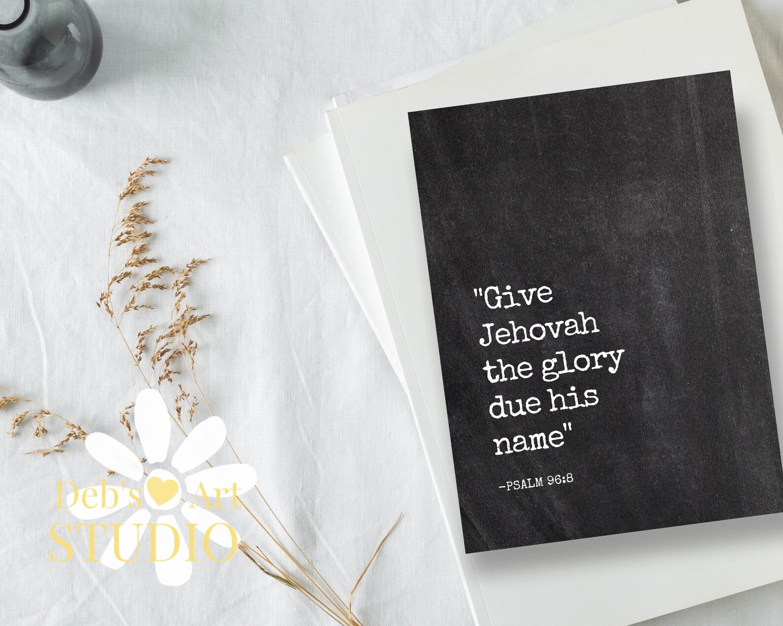 2025 JW Year Text Printable | Psalm 96:8 Typography (digital Download ...