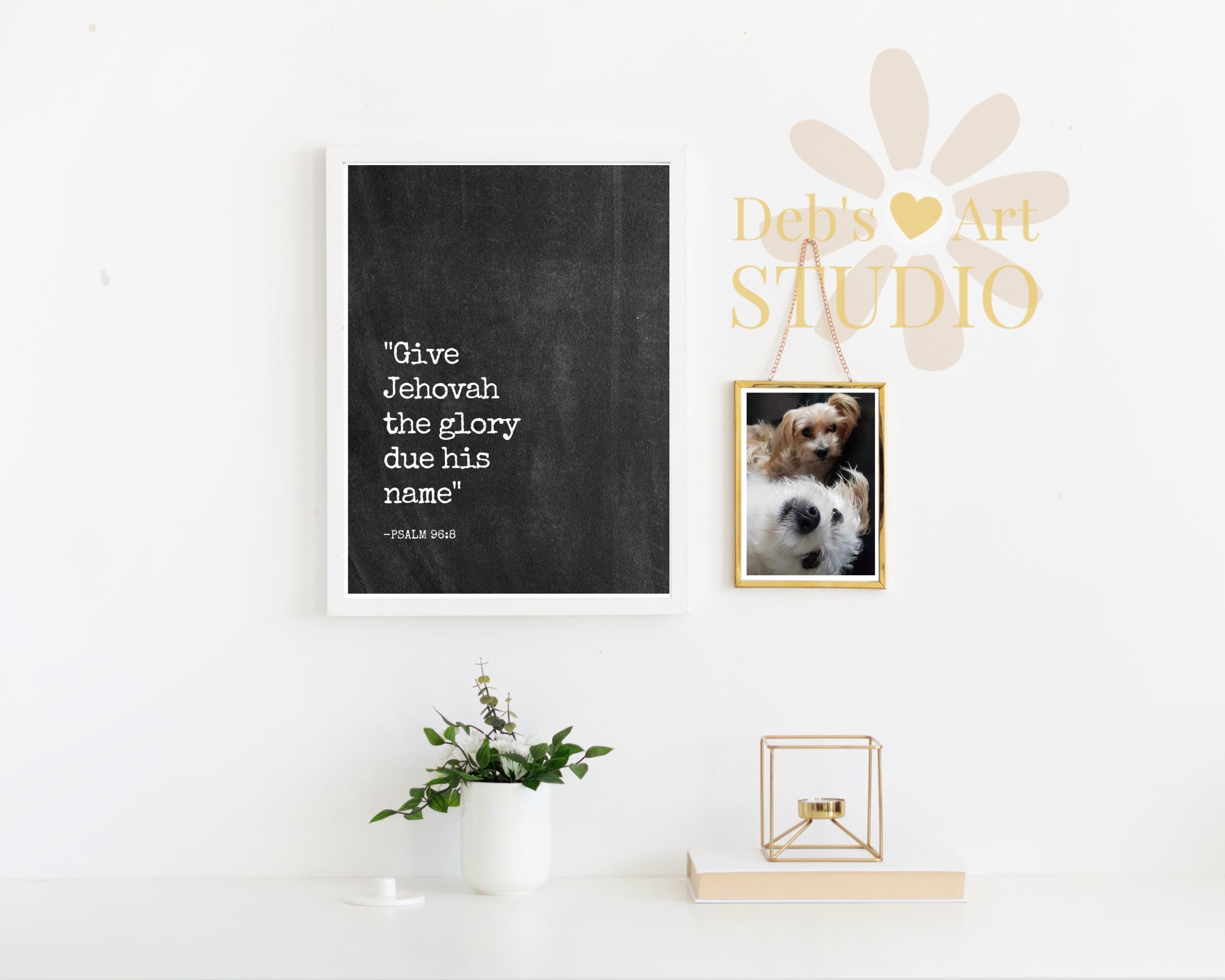 2025 JW Year Text Printable | Psalm 96:8 Typography (digital Download ...