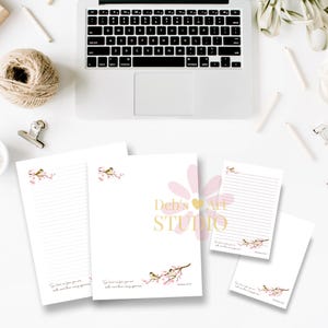 Sparrows Bible Verse Letter Writing Paper (digital Download) - Etsy