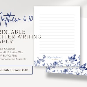 Matthew 6:10, JW Letter Writing Stationery | Printable Letterhead | JW ...