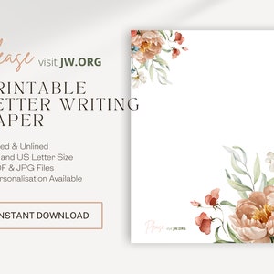 Visit Jw.org, JW Letter Writing | Jehovah's Witnesses | Letterheads ...