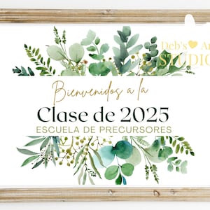 Pioneer School Welcome Sign - Editable | Spanish Pioneer Gifts | Pioneer School 2025 Template ...