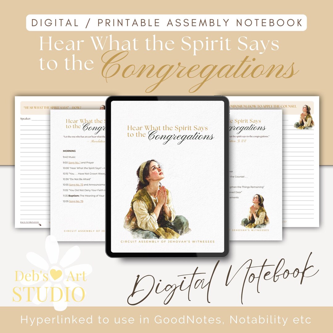 2025-2026 Circuit Assembly JW Digital Notebook: Hear What the Spirit ...