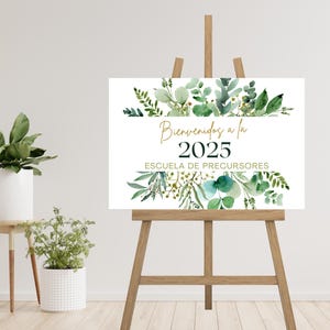 Pioneer School Welcome Sign - Editable | Spanish Pioneer Gifts | Pioneer School 2025 Template ...