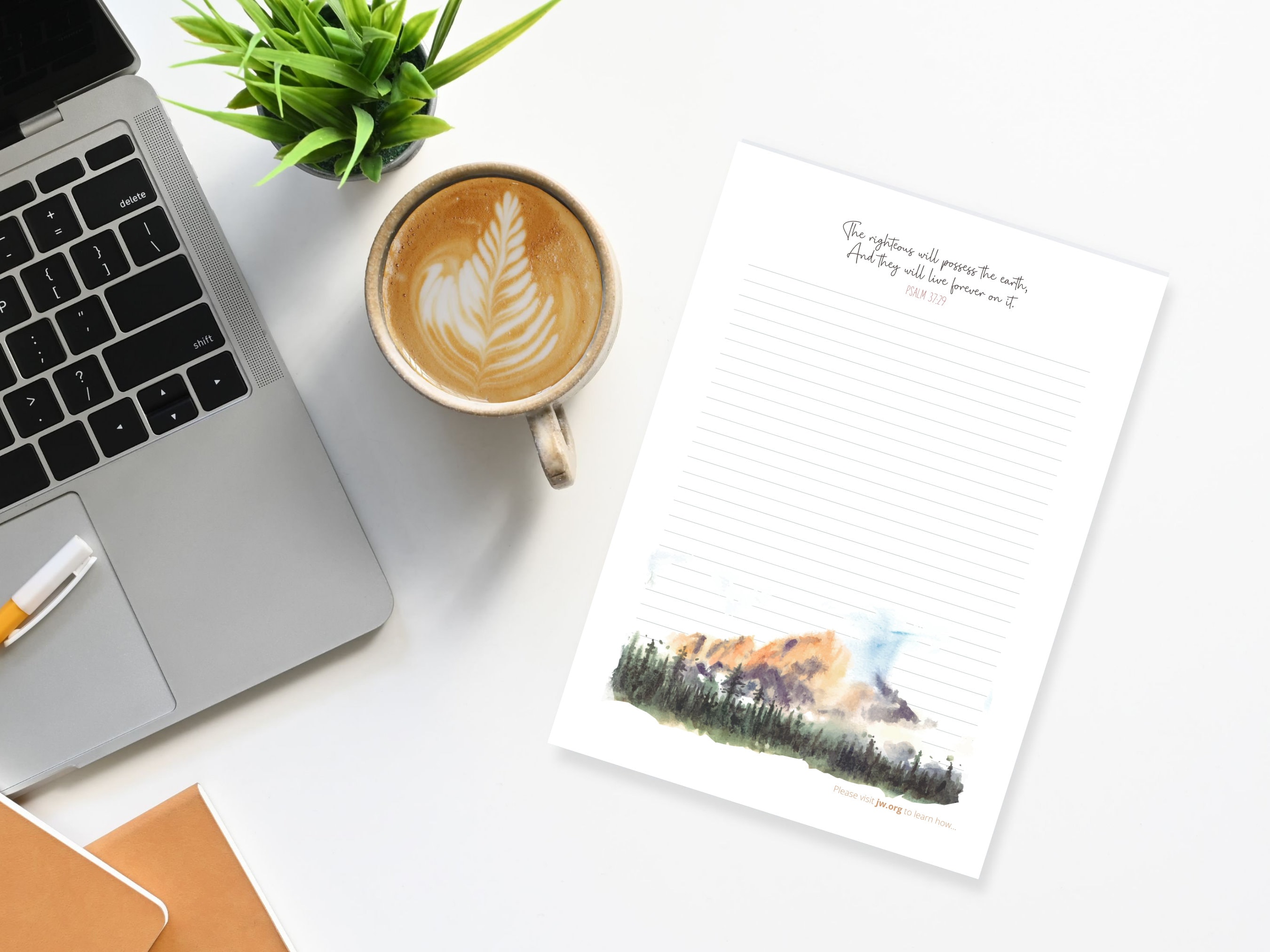 Psalm 37:29 Writing Template JW Letter Writing - Etsy UK