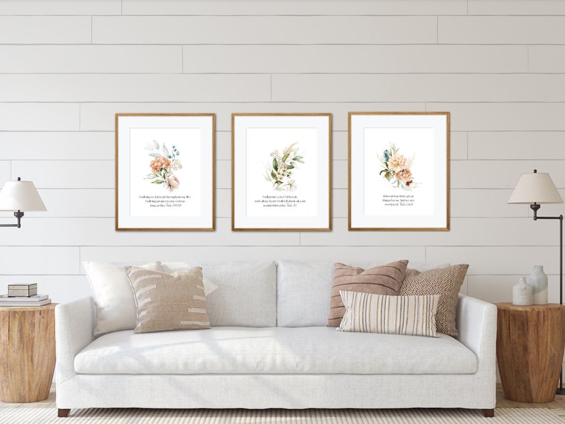 Custom Bible Verse Wall Art Christian Farmhouse Decor JW - Etsy