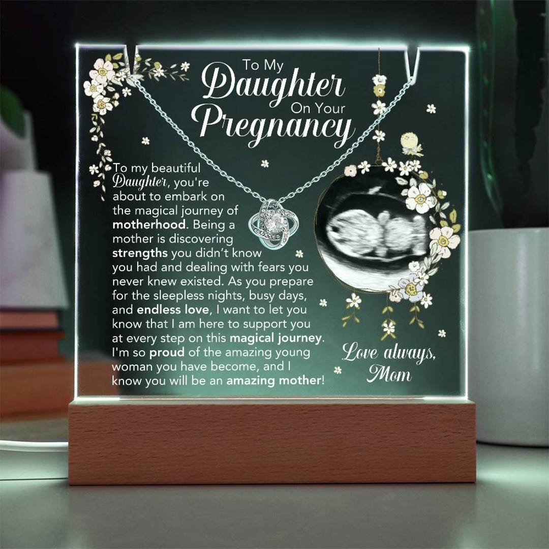 Daughter Pregnancy Gift - From Mom, Baby Shower Gift, Pregnant Daughter ...