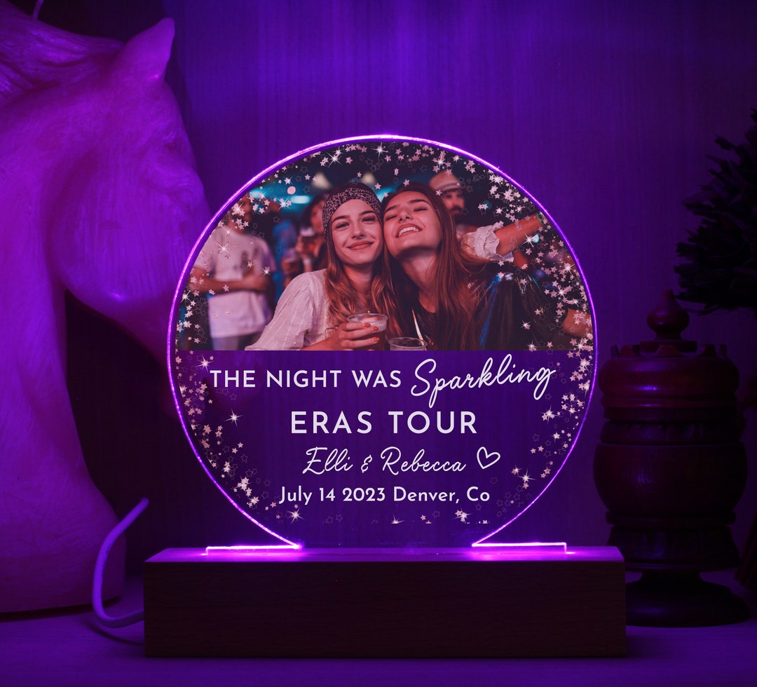 Eras Tour Friendship Memory Gift, Concert Memory LED Photo Frame ...
