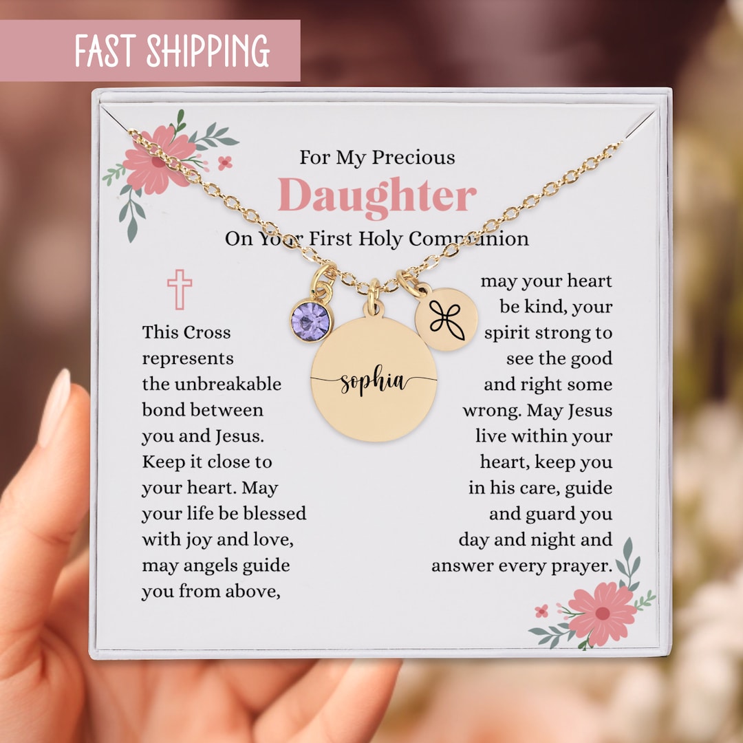 First Communion Gift for Daughter, First Communion Gift Girl, First ...
