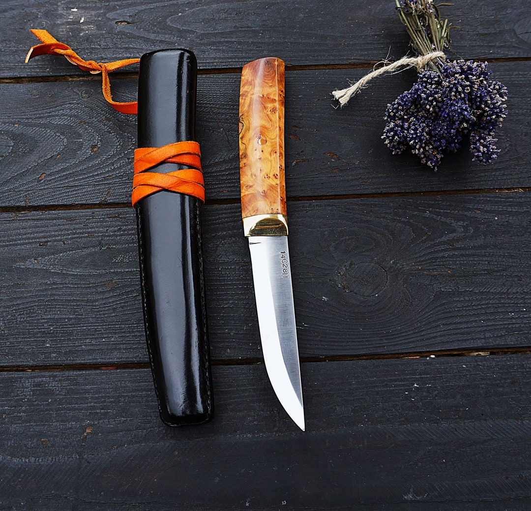 Bushcraft Knife Puukko Handmade From High Performance Swedish Stainless ...