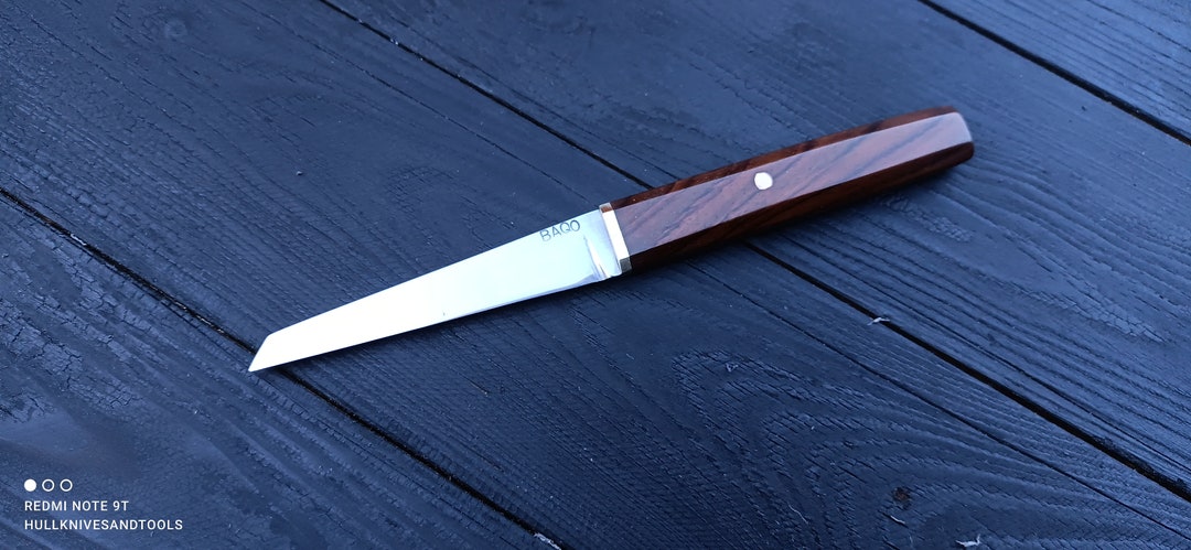 Handmade Kitchen Knife Cocobolo Handle 14c28n Sandvik Stainless Steel ...