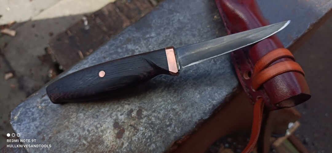 Sloyd Wood Carving Knife Bushcraft Knife Wenge Wood Handle Puukko Knife ...