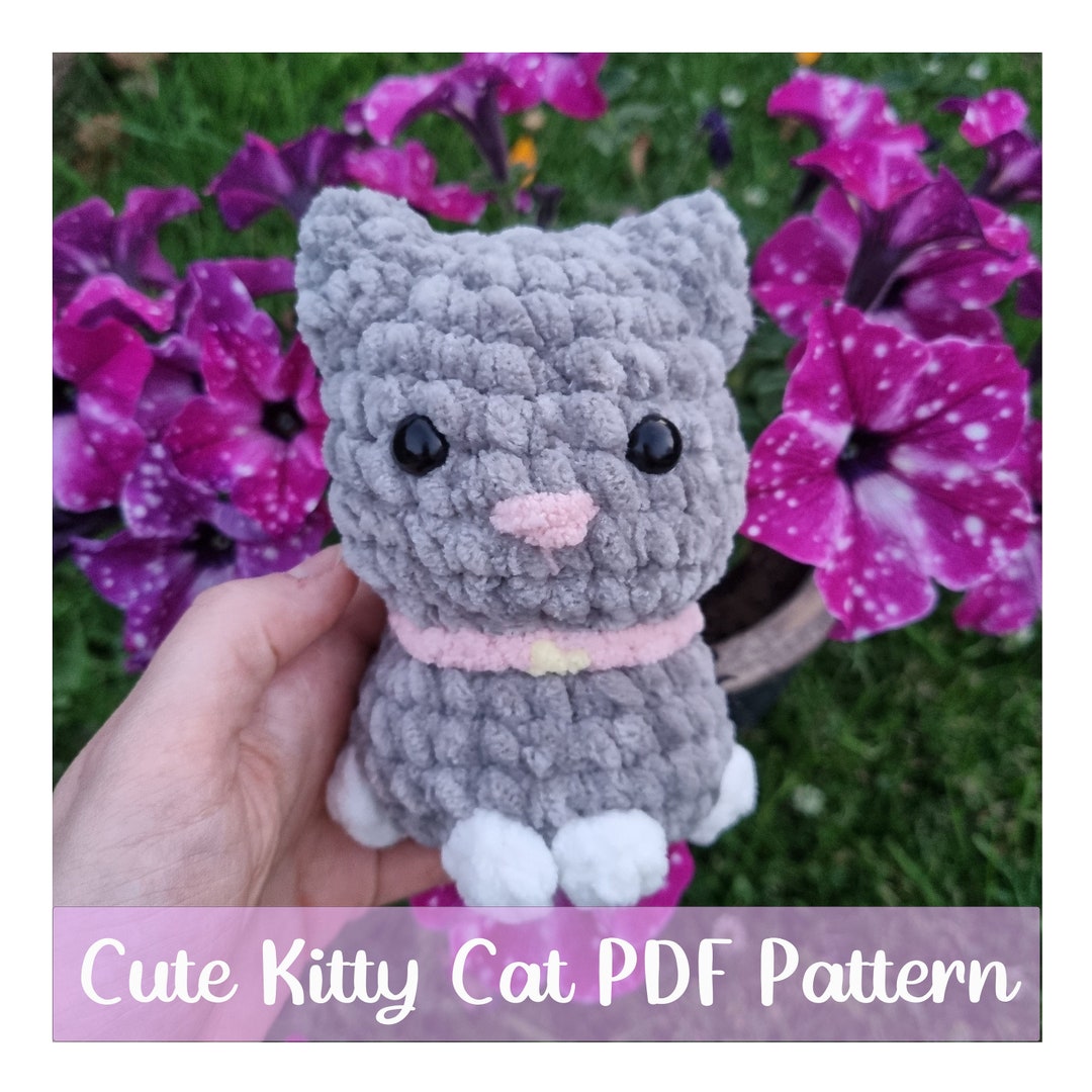 Cute Cat PDF Crochet Pattern - Etsy