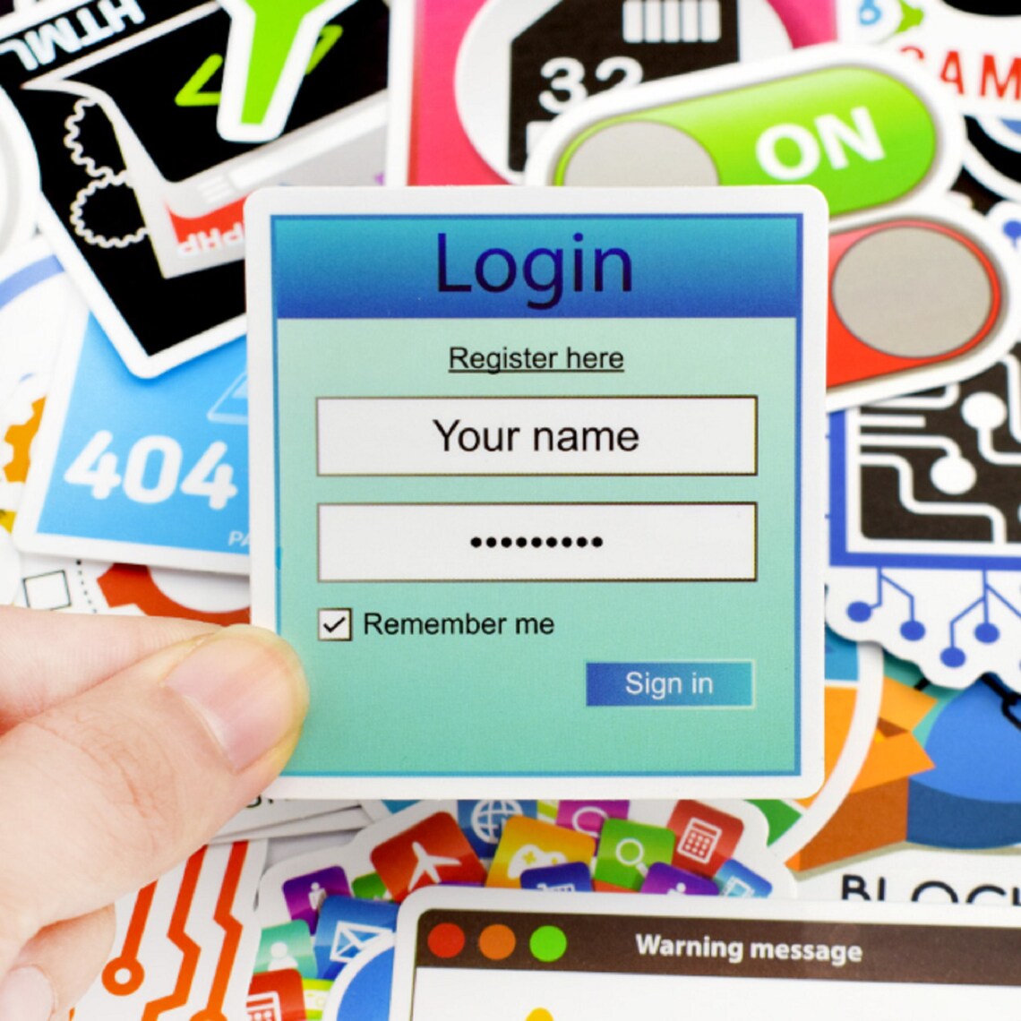 50pcs Programming Language Stickers Internet Html Software - Etsy