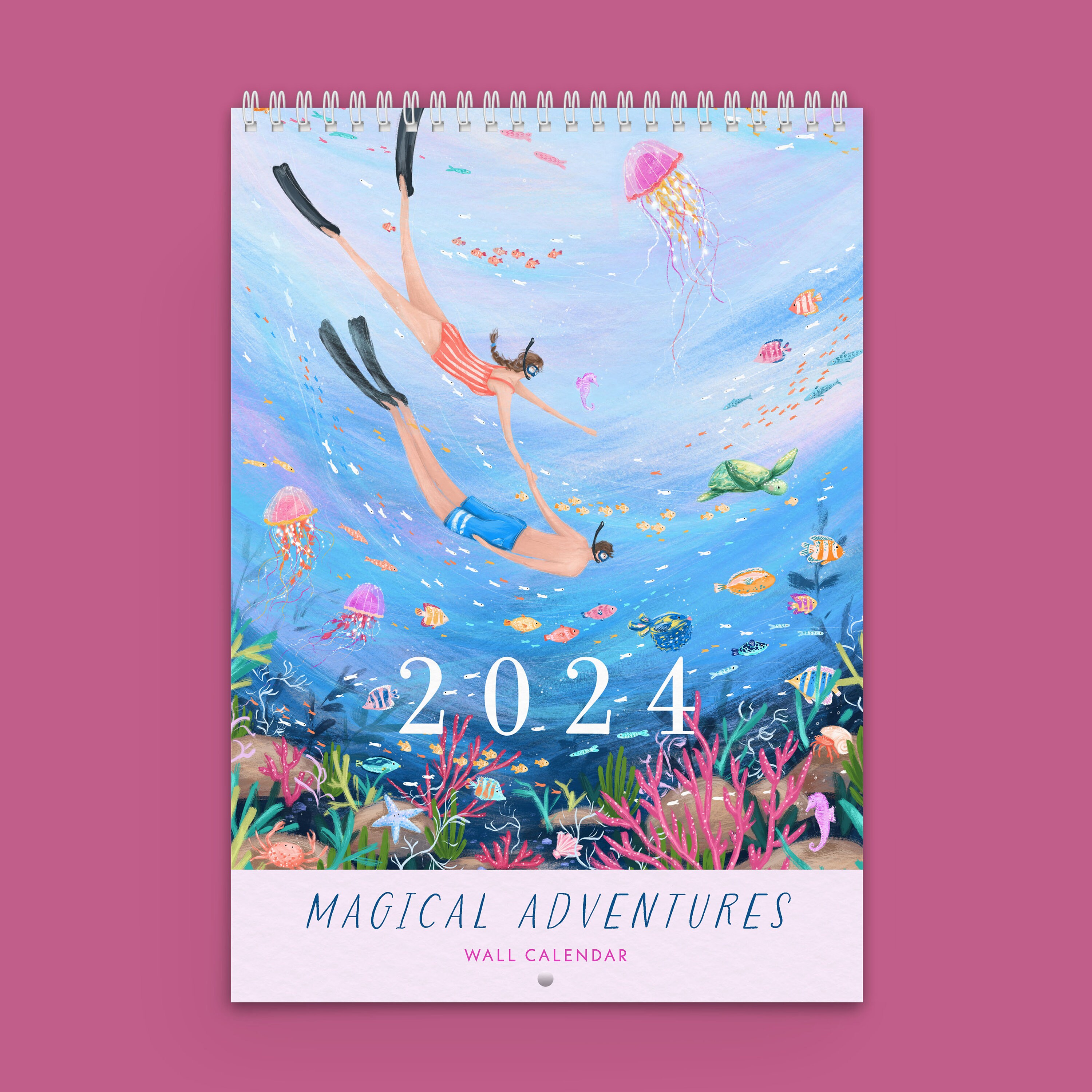 2024 Magical Adventures Calendar 2024 A4 Wall Calendar - Etsy UK