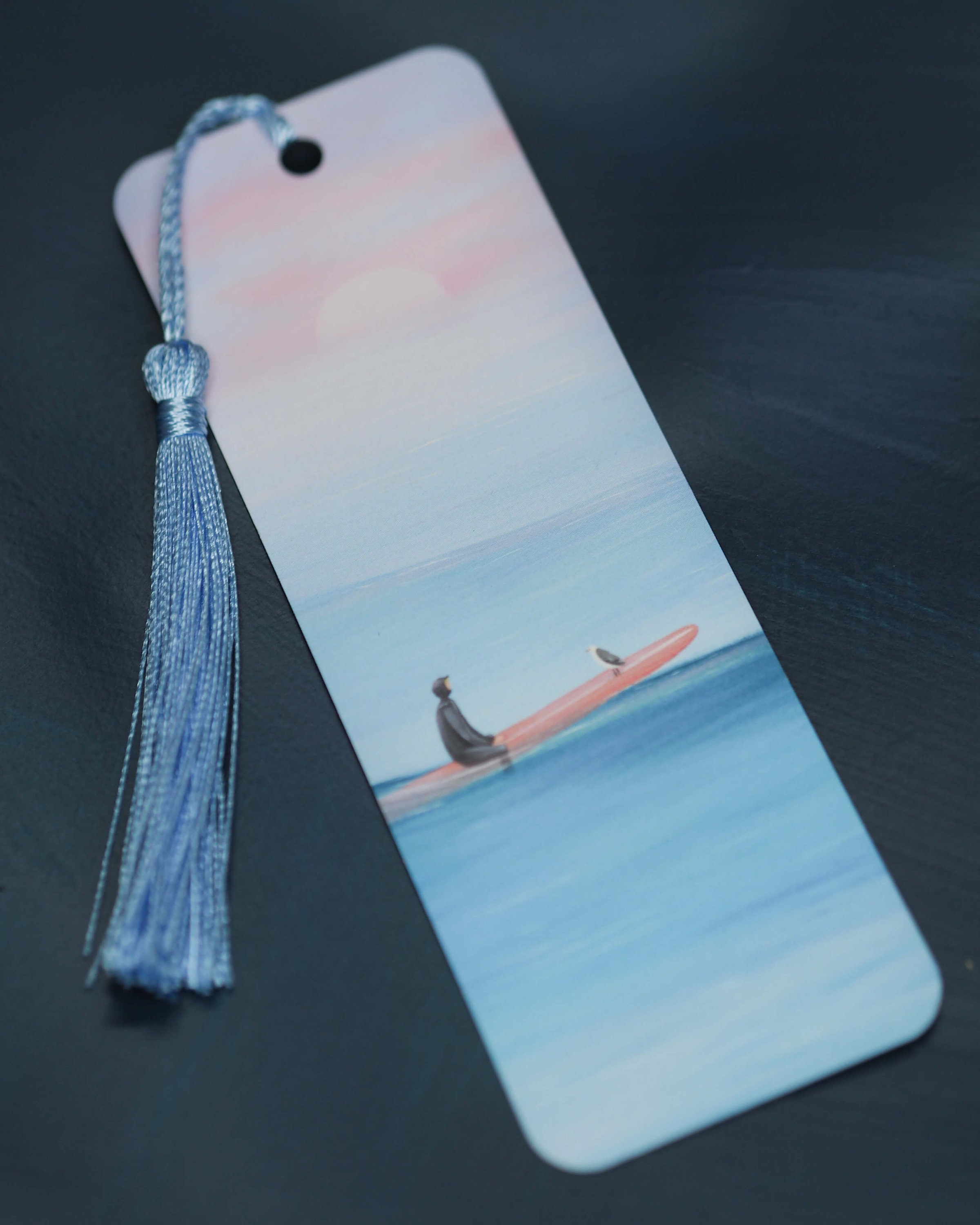 Sunset Surfer and Seagull Bookmark Surf Adventure Gifts - Etsy UK