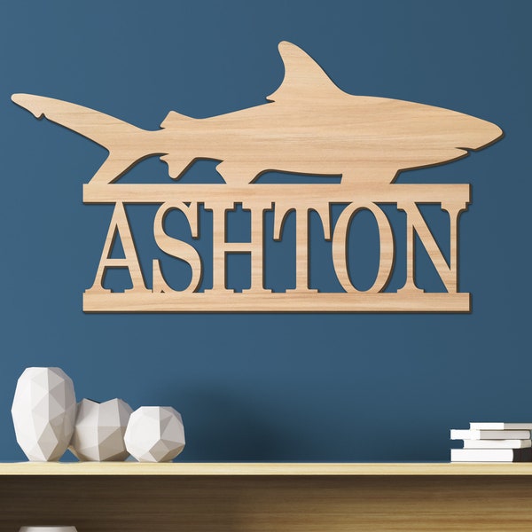 Wooden Shark - Etsy