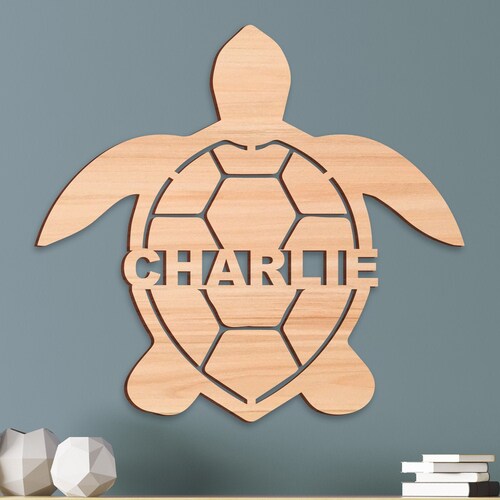 Name Sign Sea Turtle Kids Room Sign Ocean Nursery Decor - Etsy
