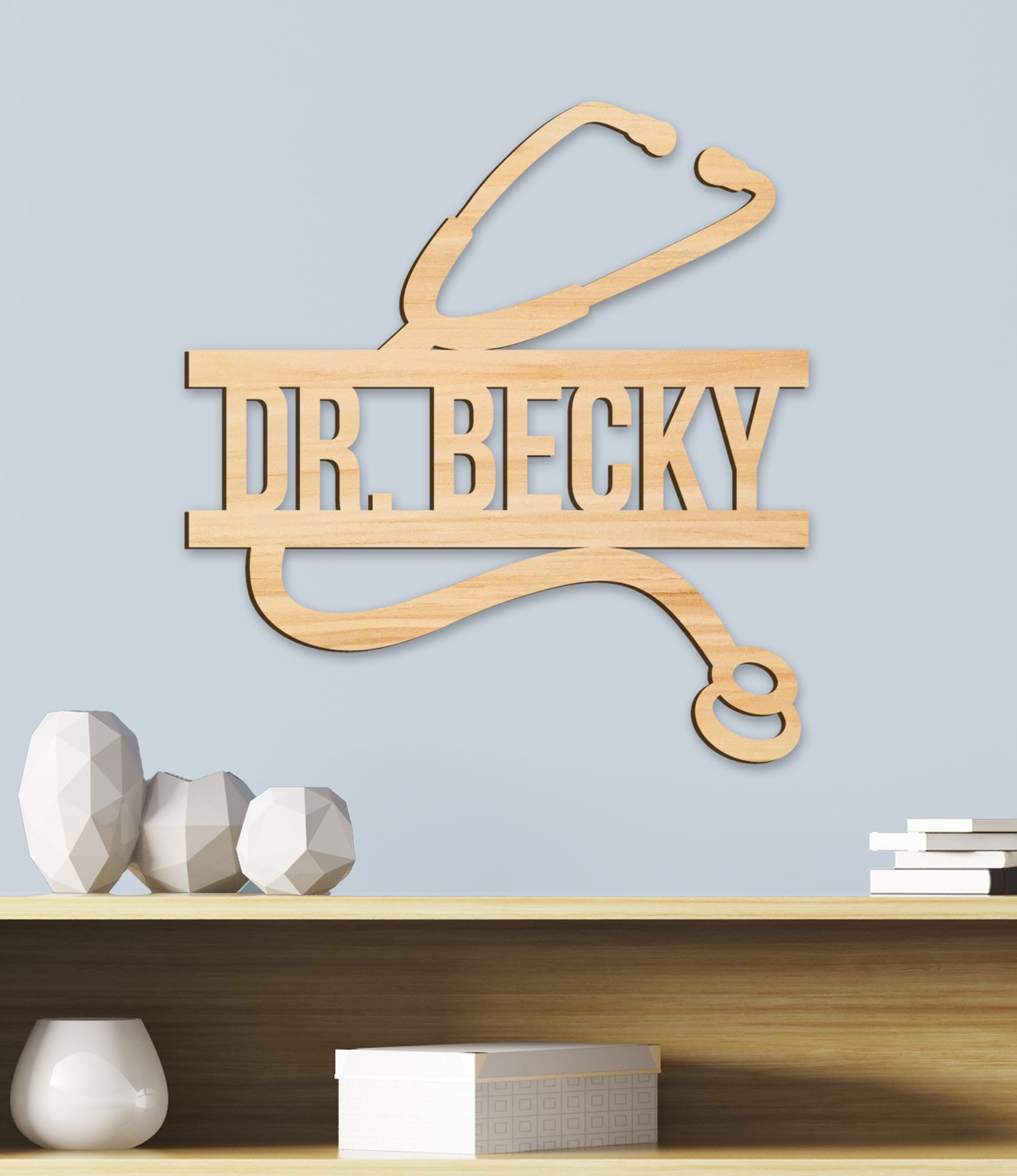 Nurse Gift Doctor and Nurse Name Sign Wooden Name Sign - Etsy